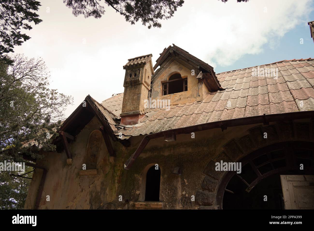 Mussolini`s House at Rhodes ,Greece, summer residence of General Cesare ...