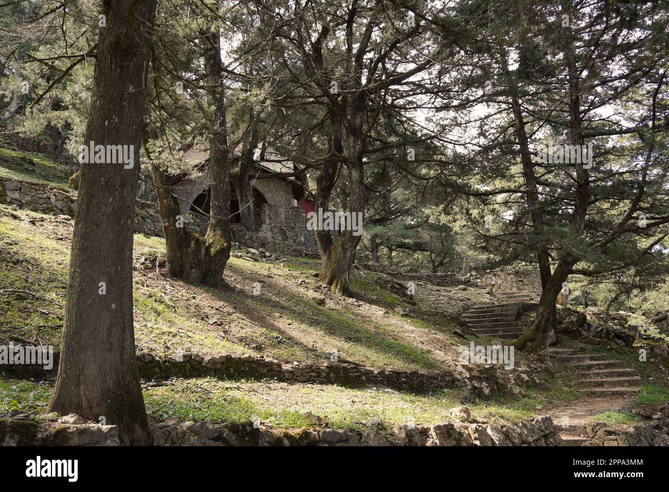 Mussolini`s House at Rhodes ,Greece, summer residence of General Cesare ...