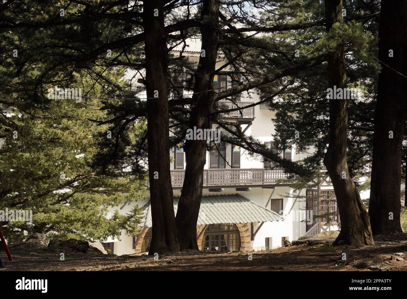 Mussolini`s House at Rhodes ,Greece, summer residence of General Cesare ...