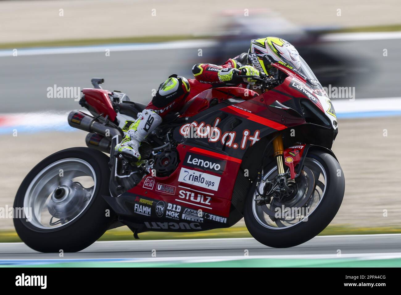 ASSEN - Alvaro Bautista (SPA) on his Ducati in superpole for the World ...