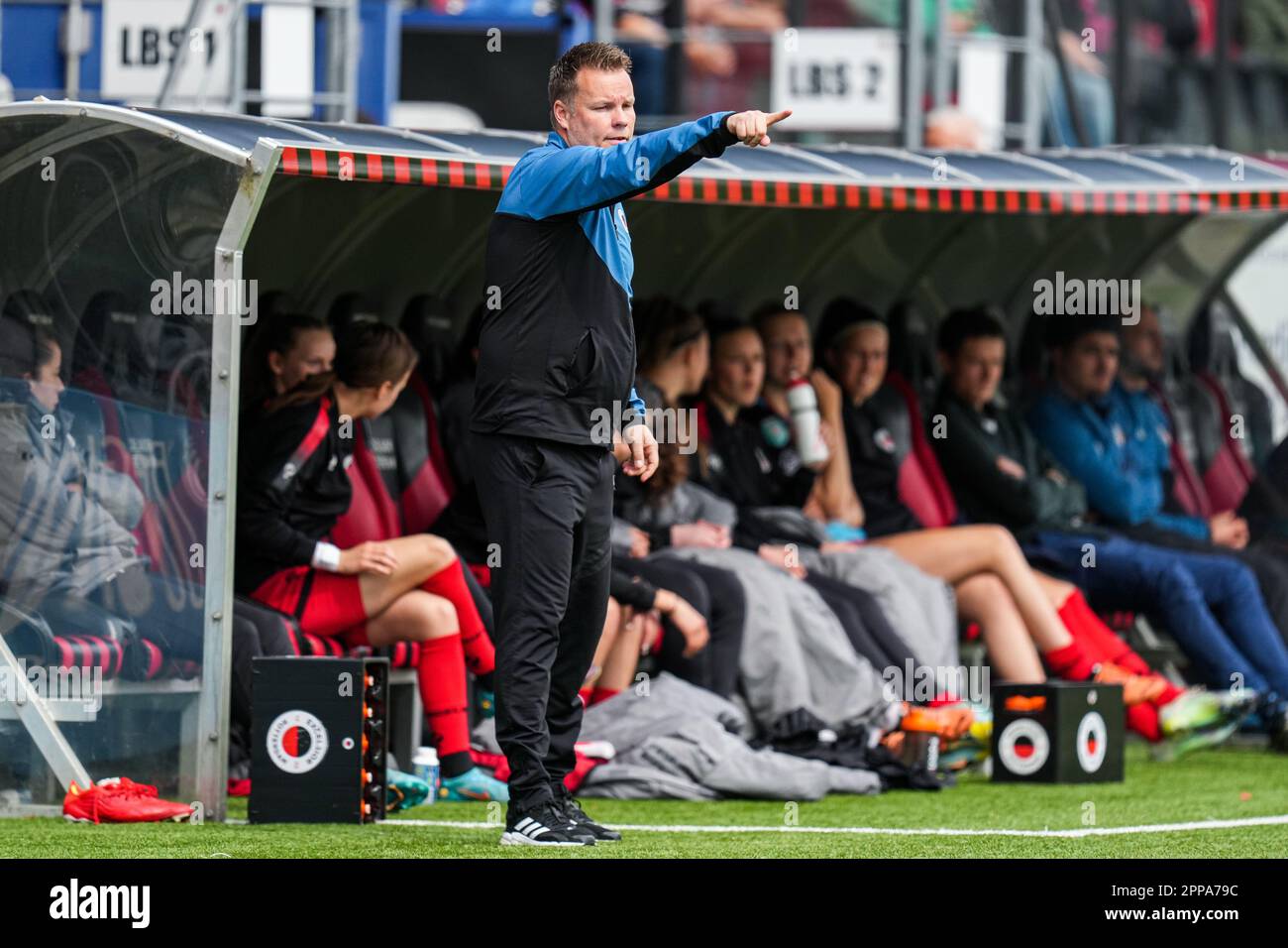 Rotterdam, Netherlands. 23rd Apr, 2023. Rotterdam - Excelsior V1 coach ...