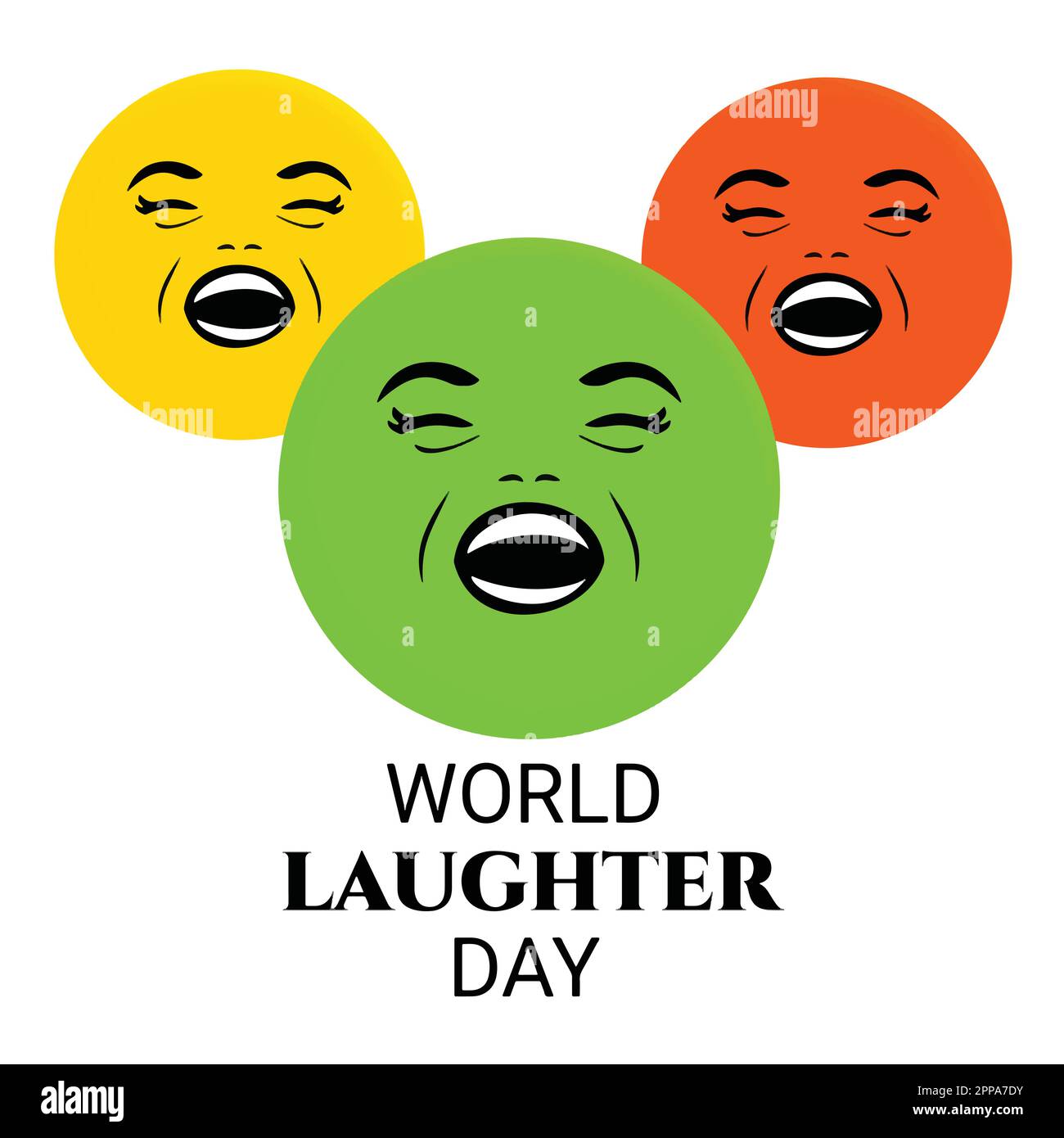 World Laughter Day. Holiday concept. Template for background, banner ... World Laughter Day. Holiday concept. Template for background, banner ...