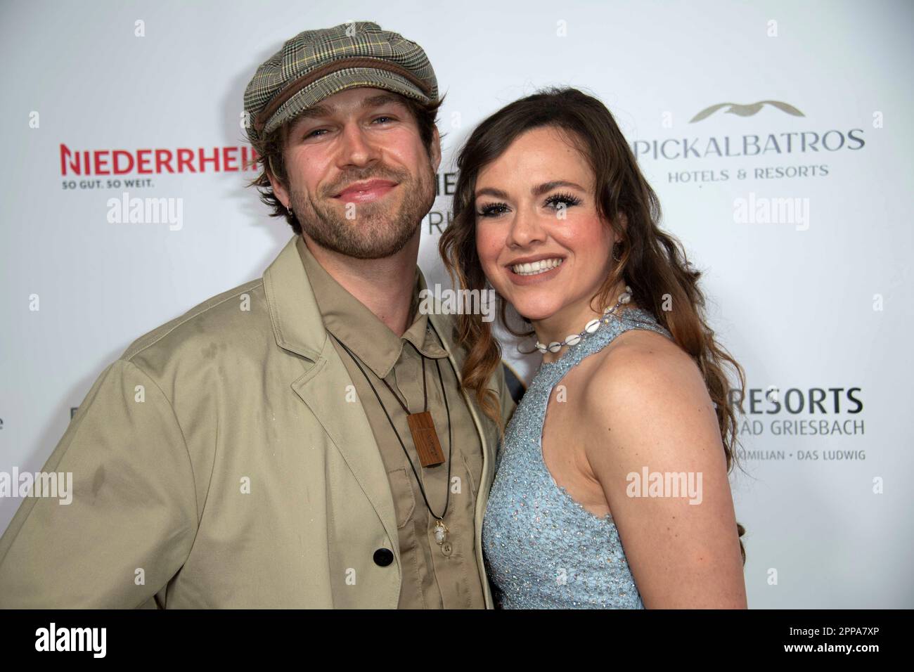 Calcar, Deutschland. 22nd Apr, 2023. Yvonne PFERRER, and Jeremy GRUBE ...