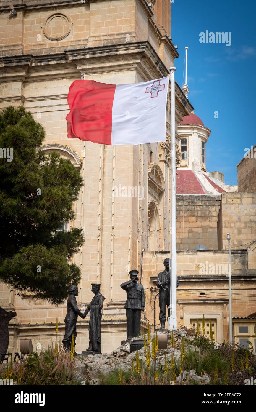 Malta independence monument hi-res stock photography and images - Alamy