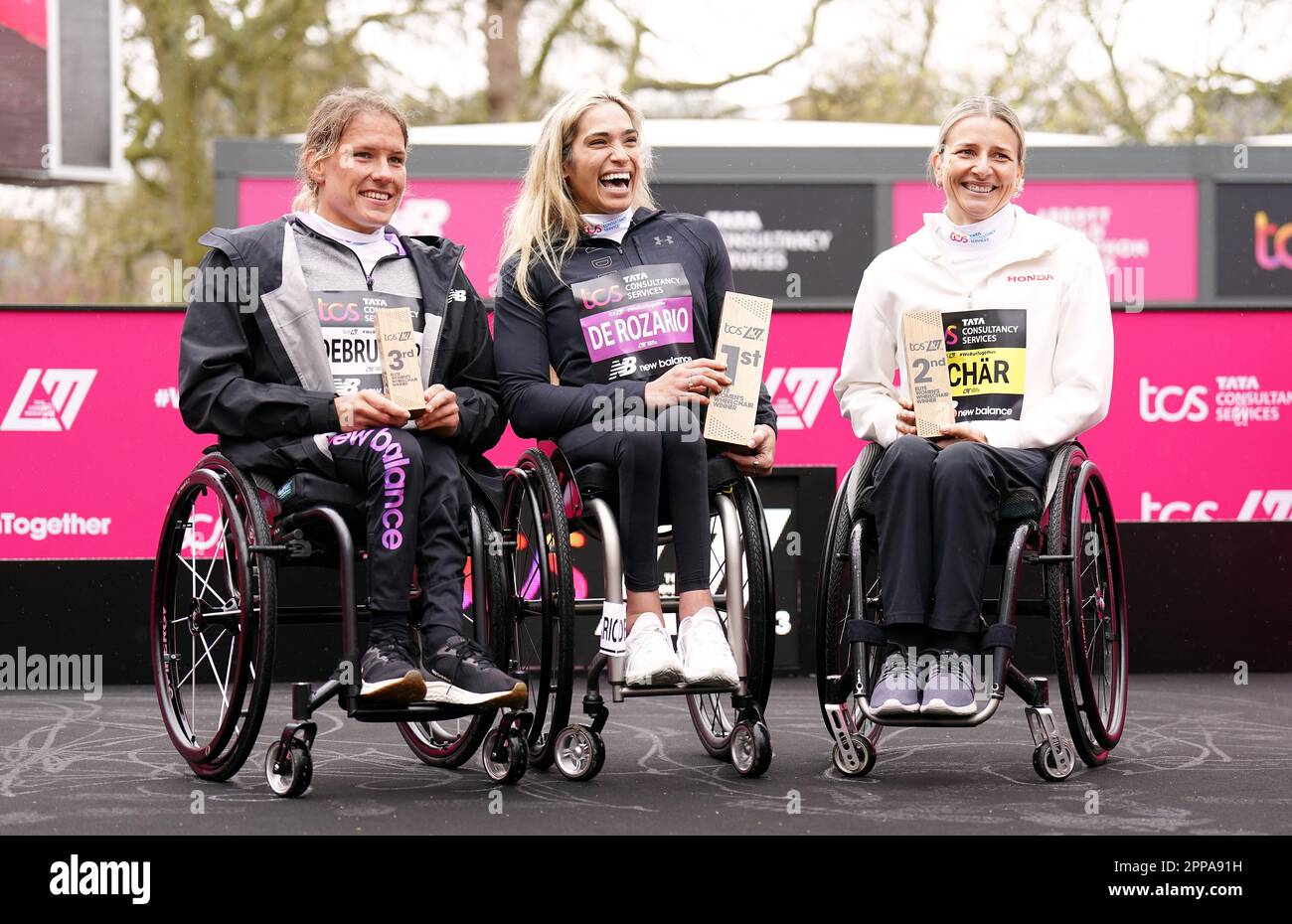 Madison de Rozario (Winner), Manuela Schar (Second) and Catherine ...