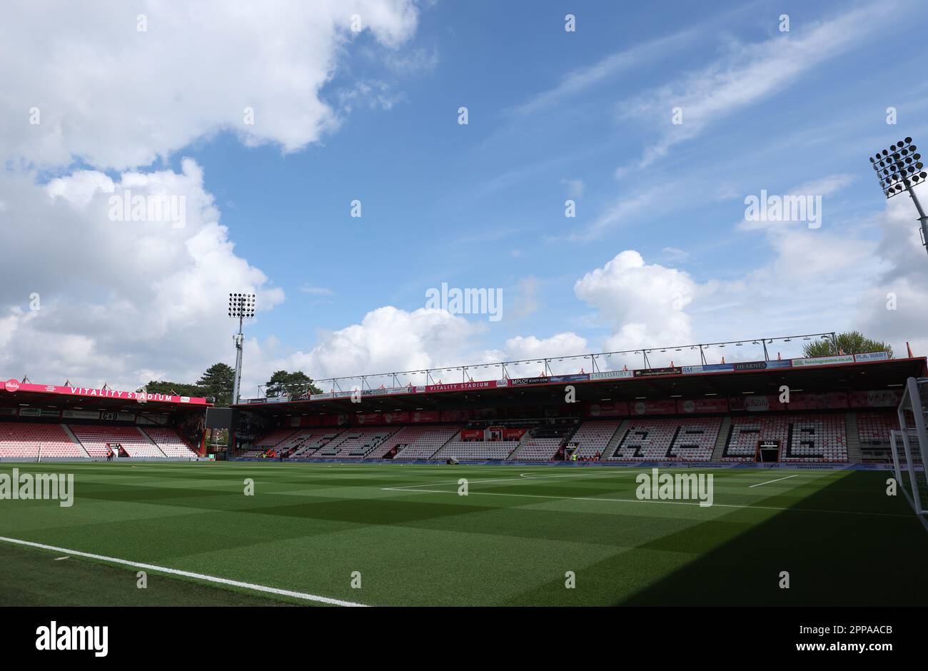 A view inside the ground before the Premier League match at the ...