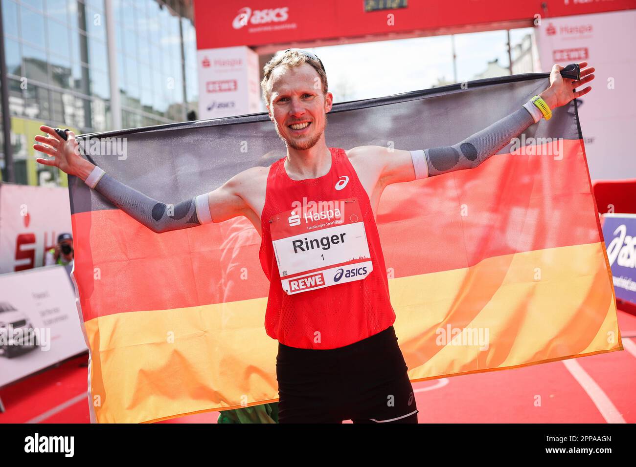 Hamburg, Germany. 23rd Apr, 2023. Athletics: Marathon. German marathon ...