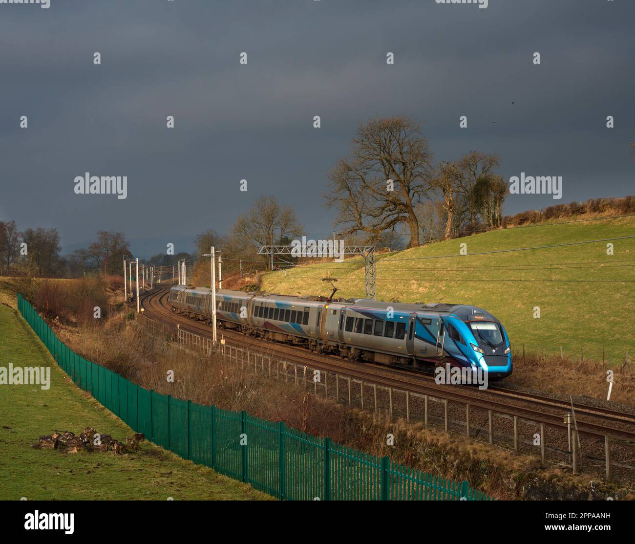 First CAF built Transpennine Express class 397 (397001) in passenger ...