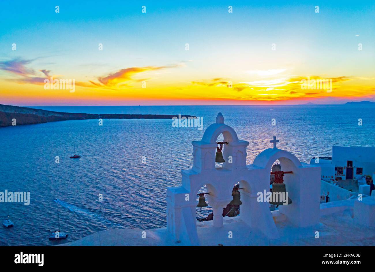 Saint ekaterini oia holy orthodox church hi-res stock photography and ...