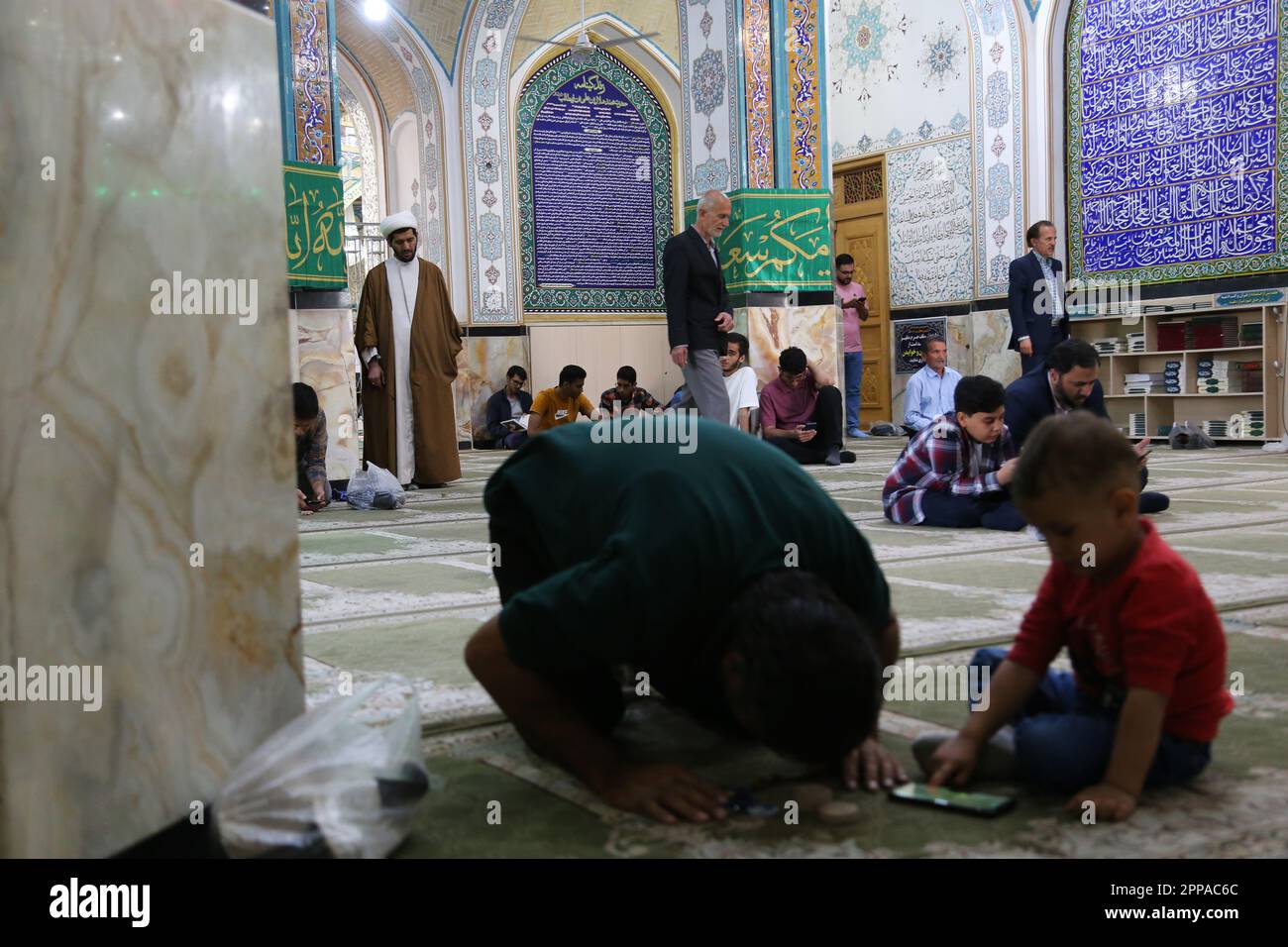 April 22, 2023, Aran and Bidgol, Isfahan, Iran: An Iranian cleric man ...
