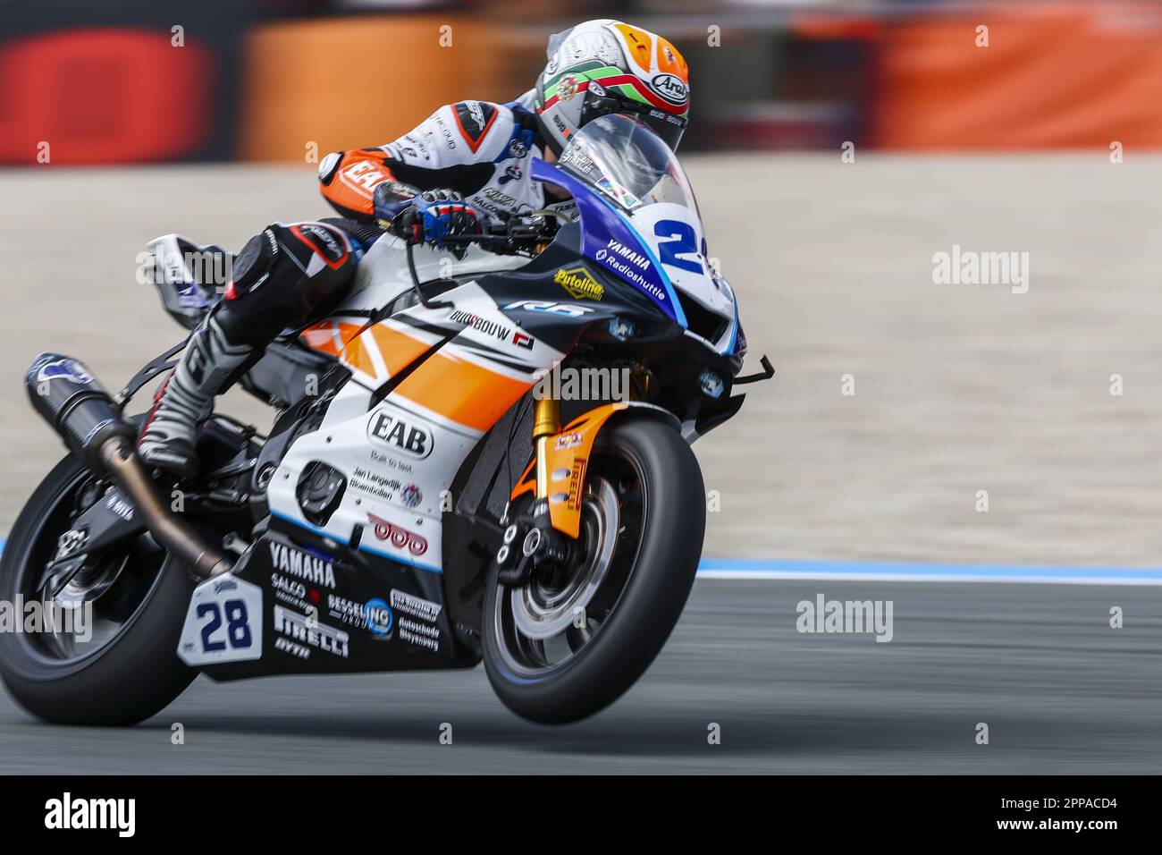 ASSEN - Glenn van Straalen (NED) on his Yamaha YZF R6 during the World ...