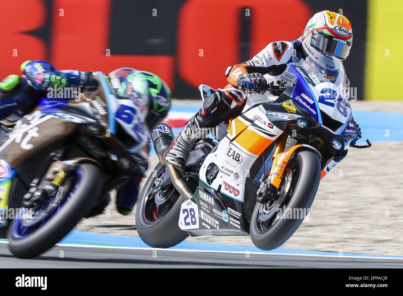 ASSEN - Glenn van Straalen (NED) on his Yamaha YZF R6 during the World ...
