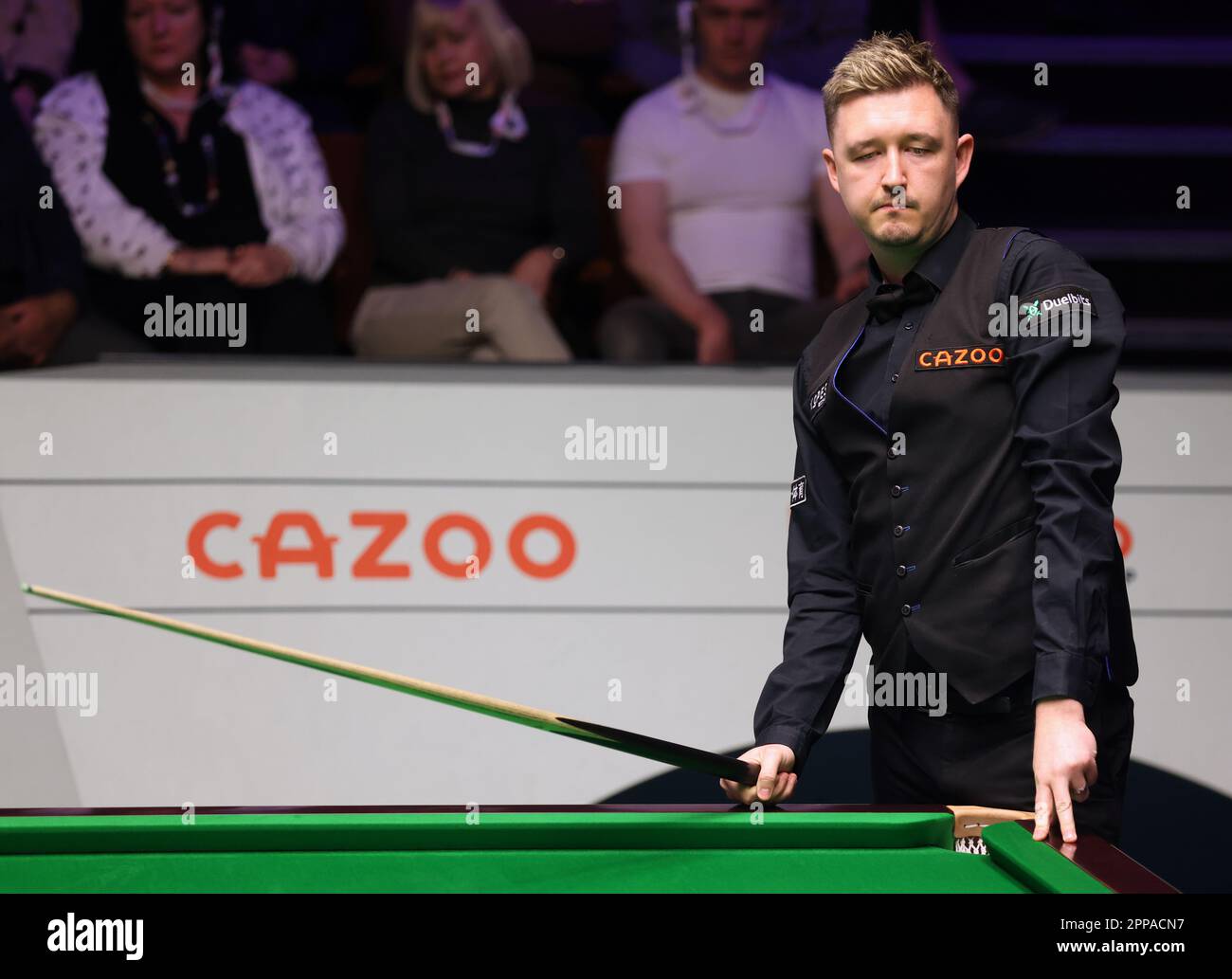Kyren Wilson during day nine of the Cazoo World Snooker Championship at ...