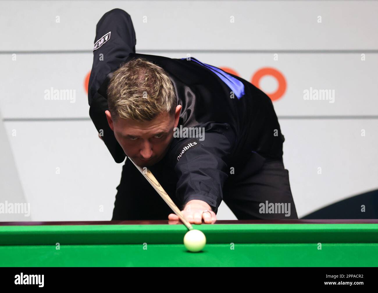 Kyren Wilson during day nine of the Cazoo World Snooker Championship at ...