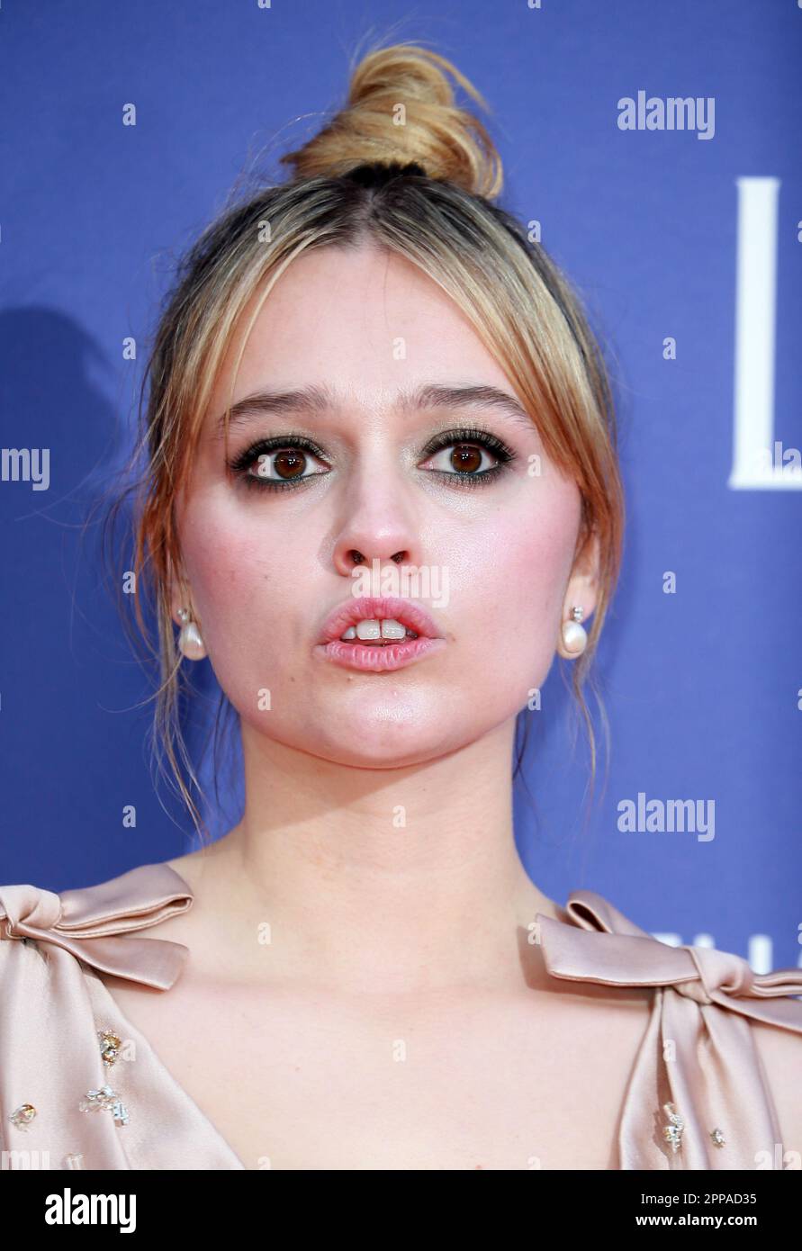 Aimee Lou Wood attends the "Living" UK premiere during the 66th BFI ...