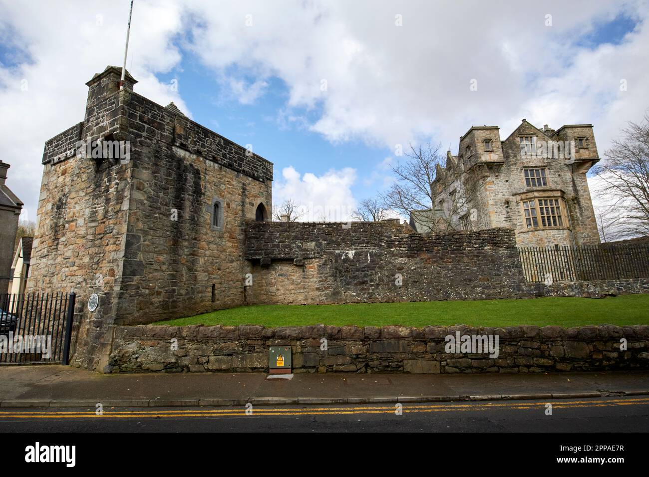 donegal castle with keep and gatehouse county donegal republic of ...