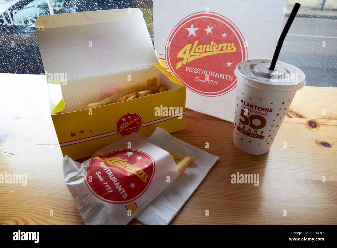 chicken snack box meal in 4 lanterns fast food restaurant donegal town ...