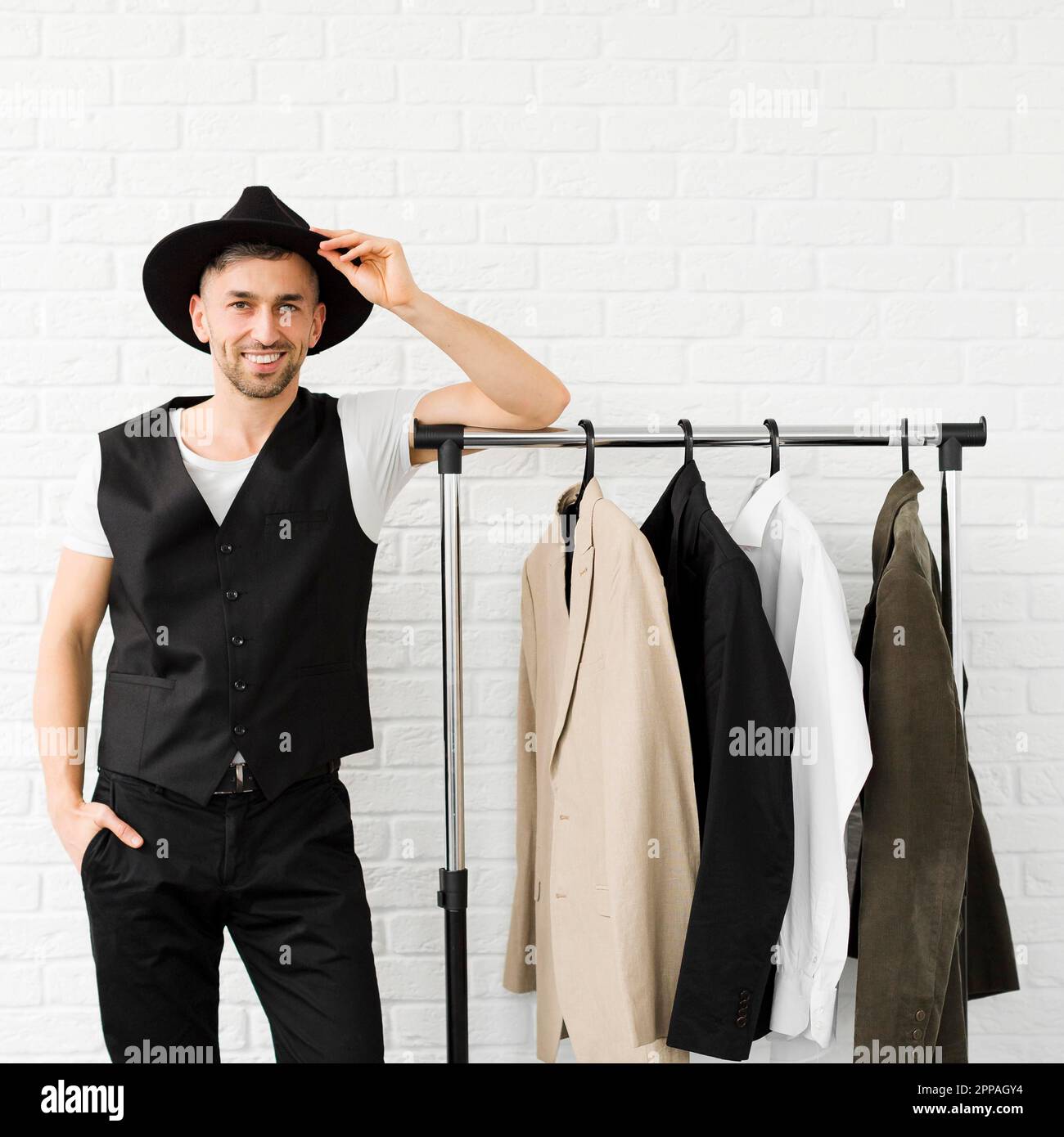 The modern wardrobe for the modern gentleman hi-res stock photography ...