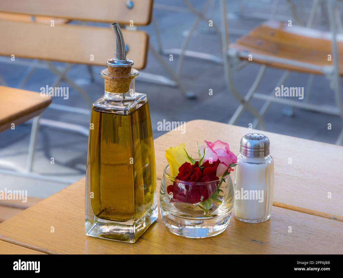 Olive oil salt bottle hi-res stock photography and images - Alamy