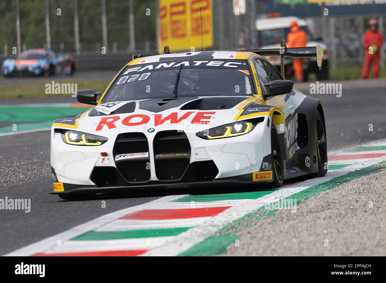 Monza, Italy. 23rd Apr, 2023. Rowe Racing (BMW M4 GT3) Philipp Eng ...