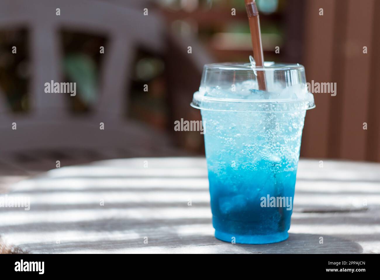 Blue soda in plastic hi-res stock photography and images - Alamy