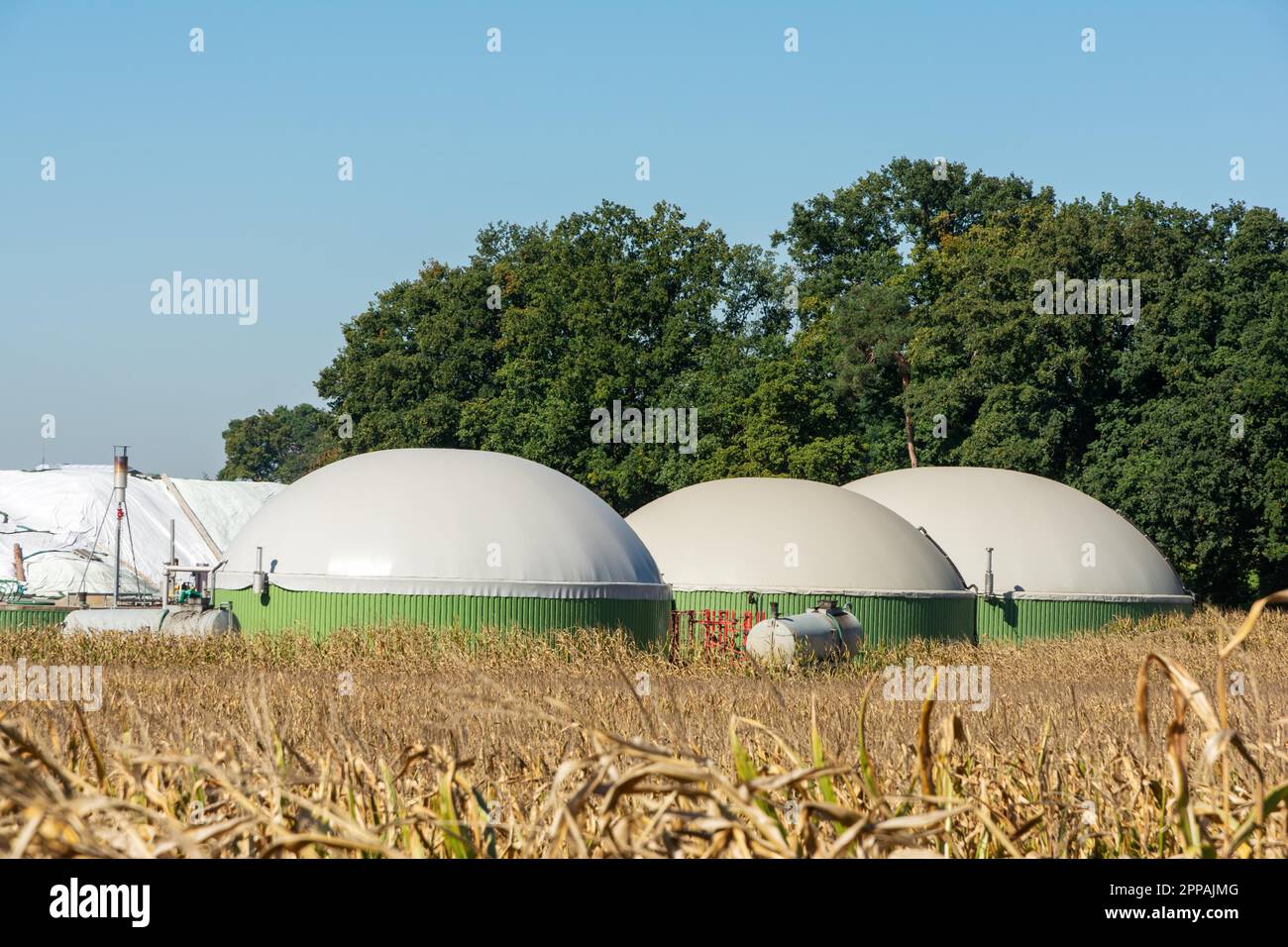 Facility for bio energy production Stock Photo - Alamy