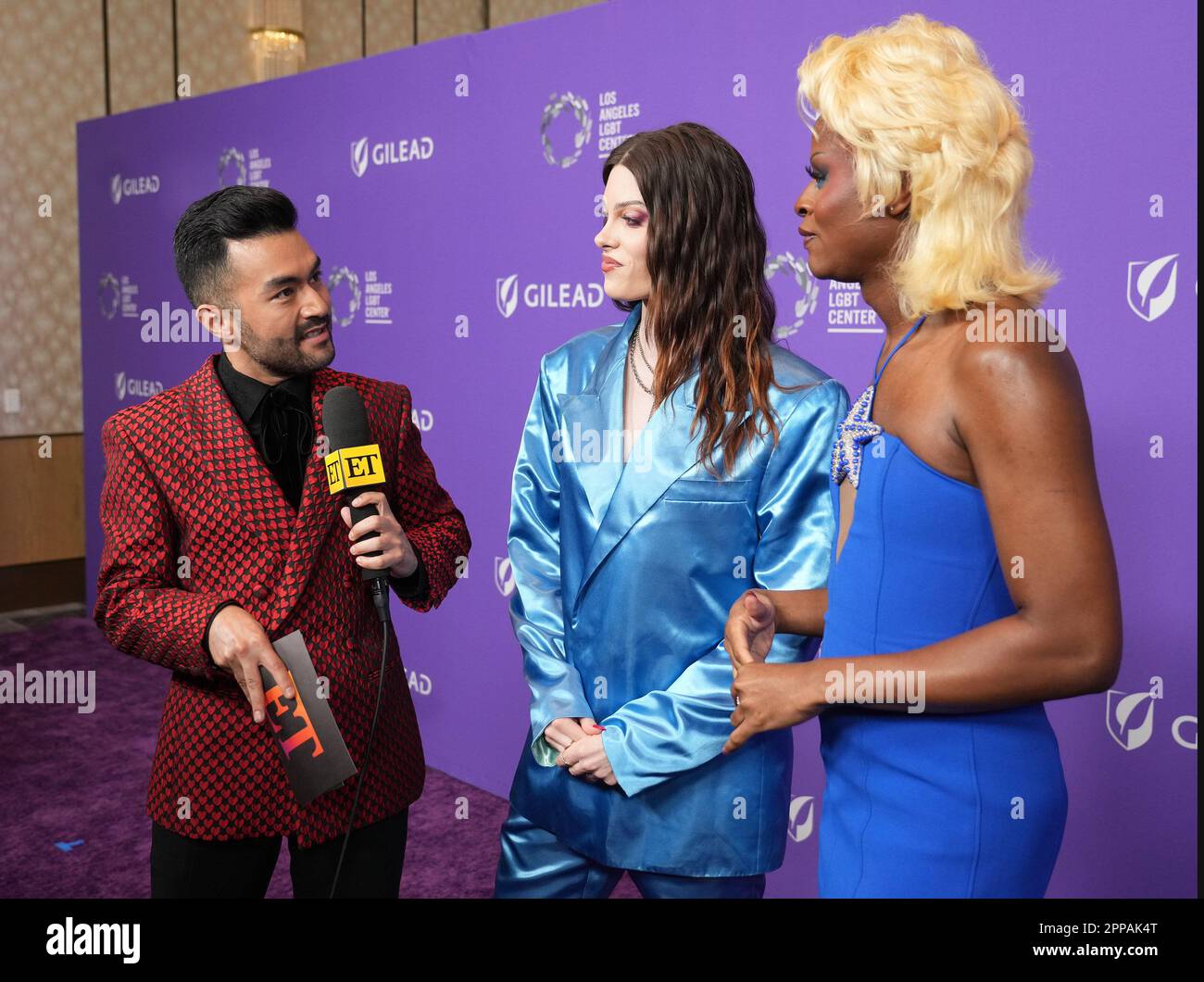 Los Angeles, USA. 22nd Apr, 2023. (L-R) Danny Directo, Gigi Goode and ...