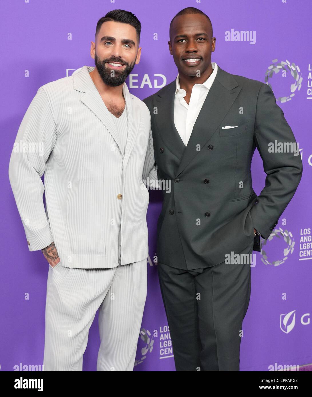 Los Angeles, USA. 22nd Apr, 2023. (L-R) Phillip Picardi and Darien ...