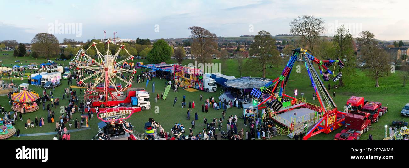 Best High Angle Footage of Eid Festival of Muslim and Asian Pakistani ...