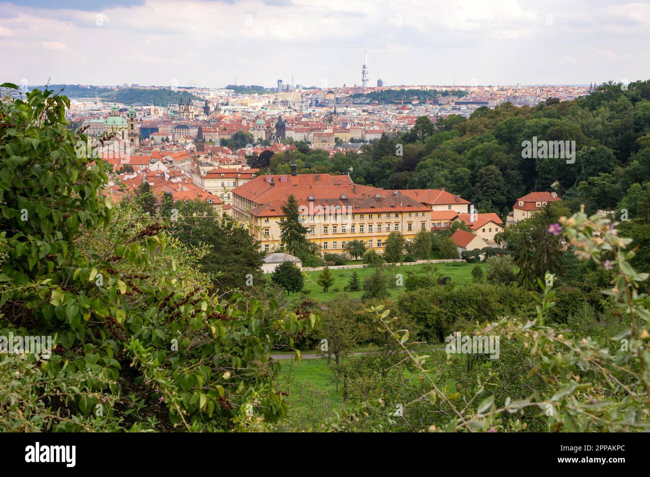 Prague aerial hi-res stock photography and images - Alamy