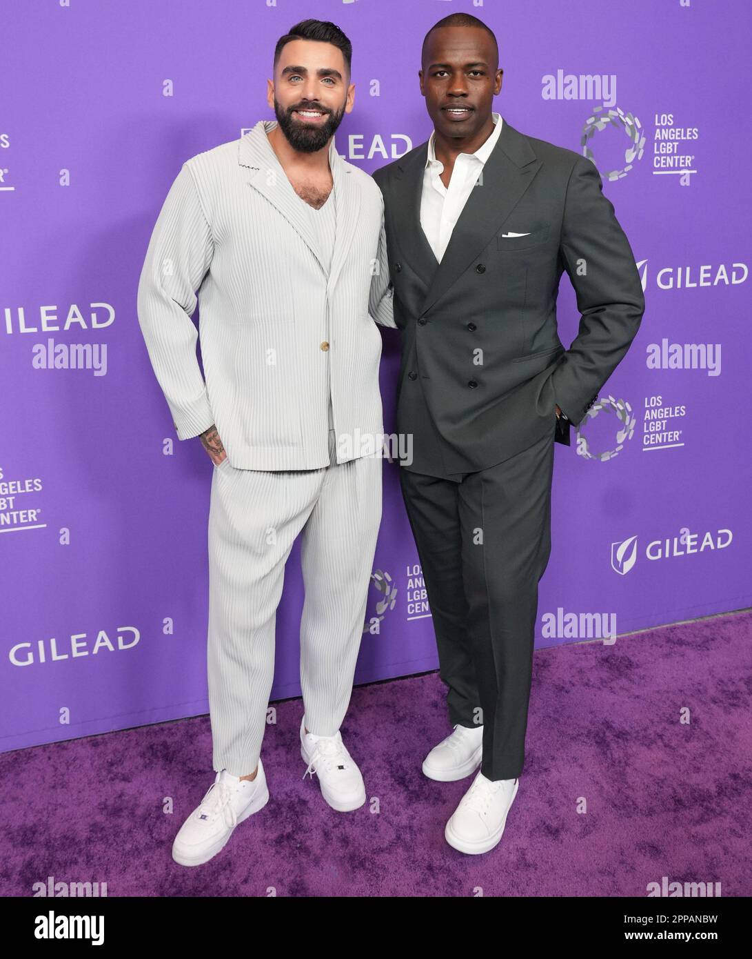 Los Angeles, USA. 22nd Apr, 2023. (L-R) Phillip Picardi and Darien ...
