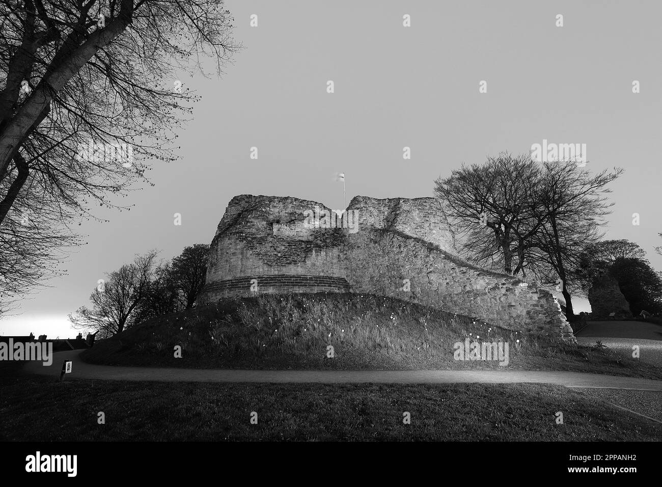 Pontefract Castle - West Yorkshire,UK Stock Photo - Alamy