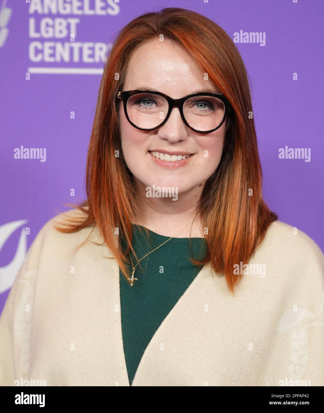 Lindsey Horvath arrives at The Los Angeles LGBT Center Gala held at the ...
