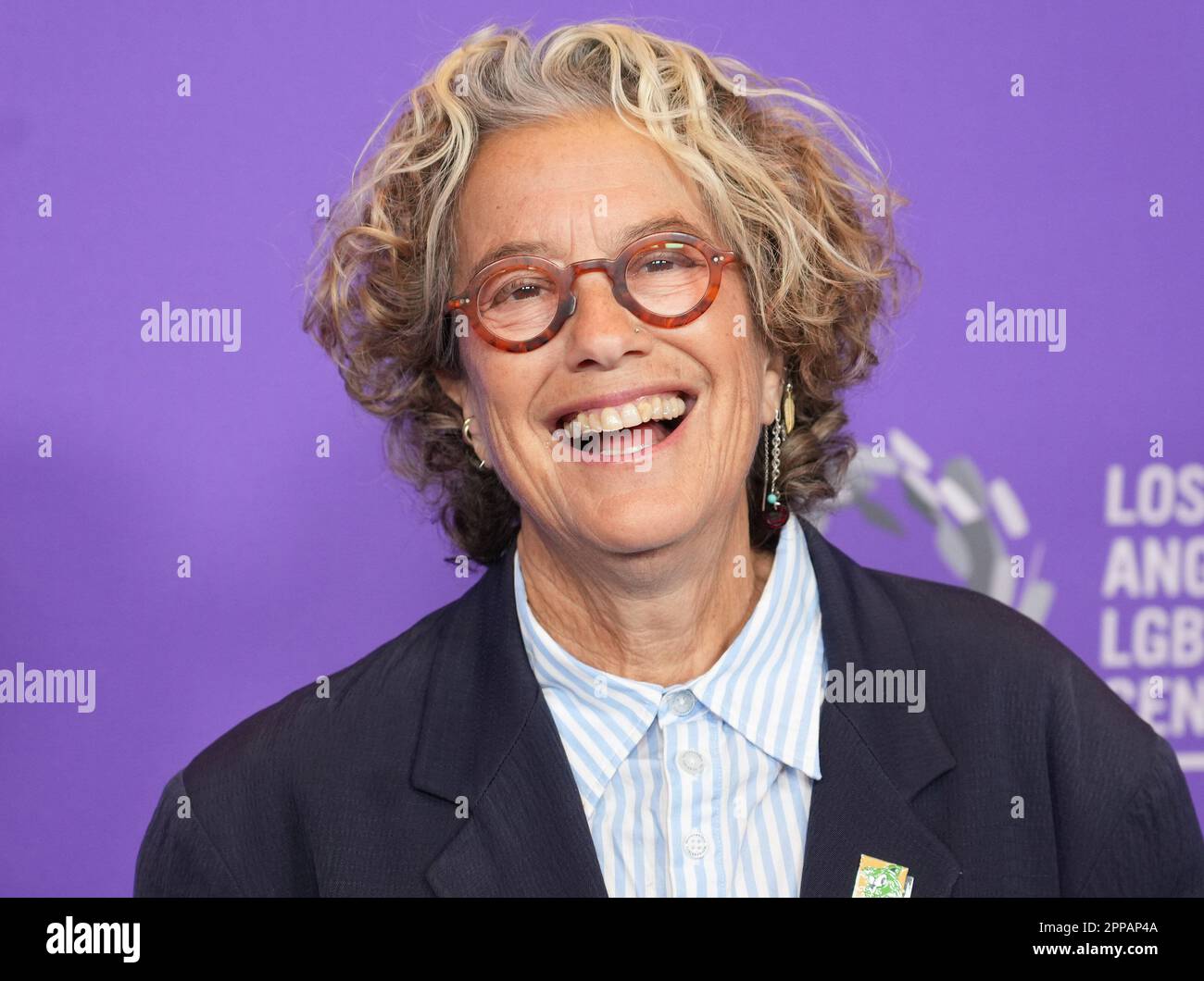 Susan Feniger arrives at The Los Angeles LGBT Center Gala held at the ...