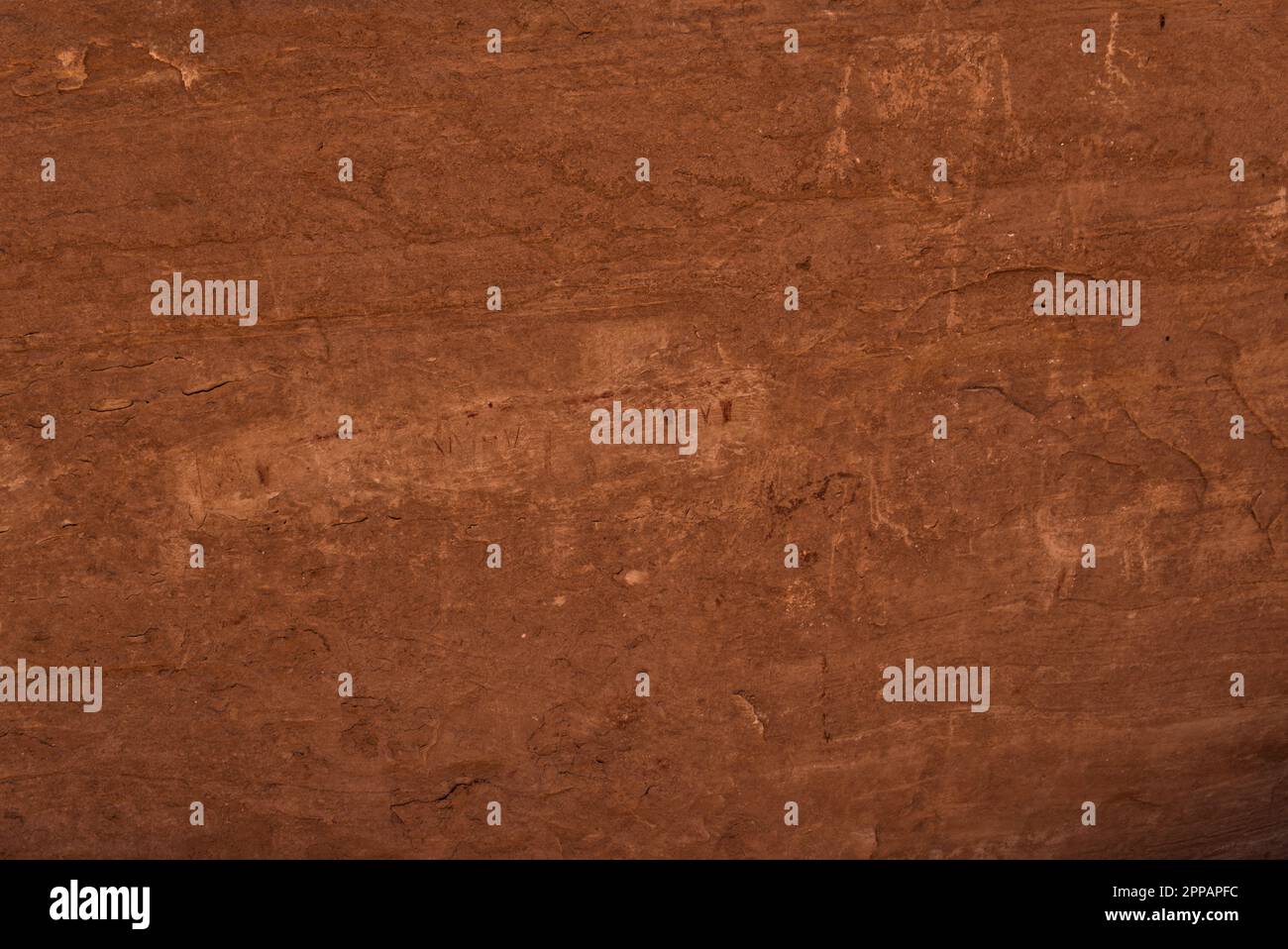 Pictographs at the Green Mask Site in Sheik's Canyon-Grand Gulch ...