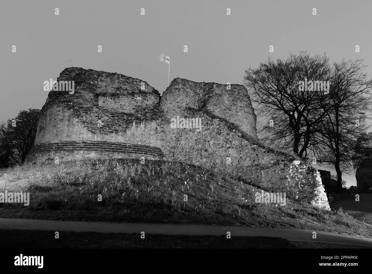 Pontefract Castle - West Yorkshire,UK Stock Photo - Alamy