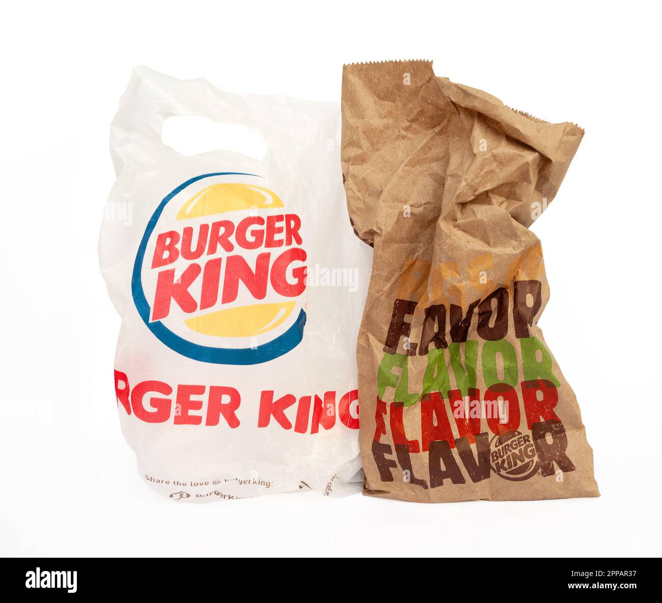 Empty burger king restaurant Cut Out Stock Images & Pictures - Alamy