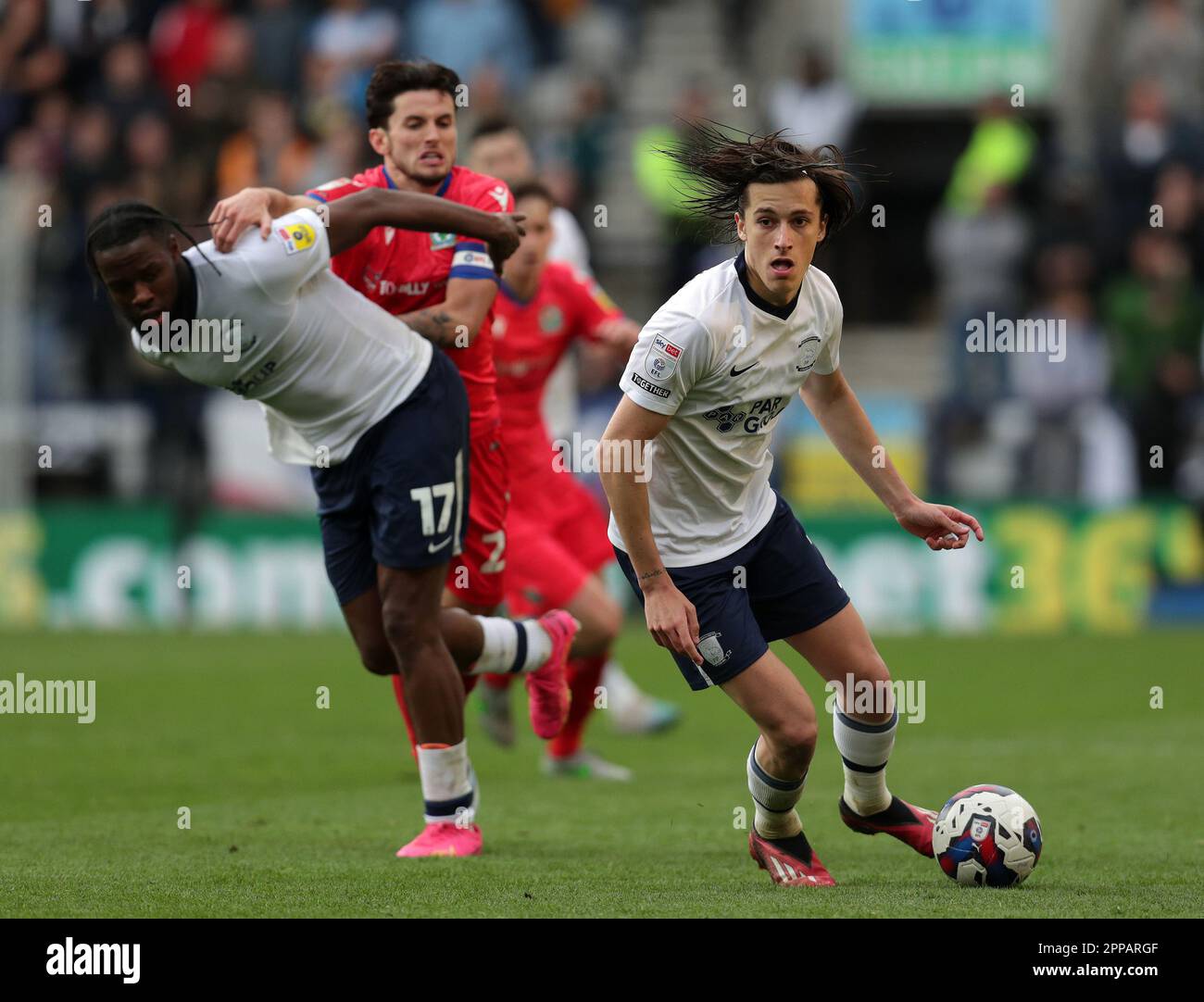 22nd April 2023; Deepdale, Preston, England; Championship Football ...