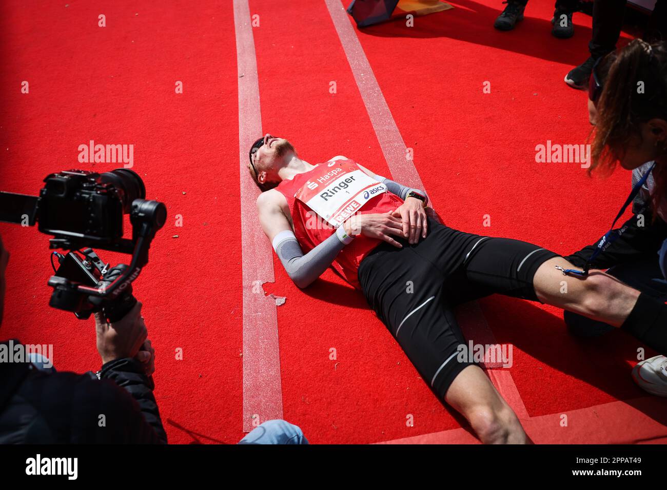 Hamburg, Germany. 23rd Apr, 2023. Athletics: Marathon. German marathon ...