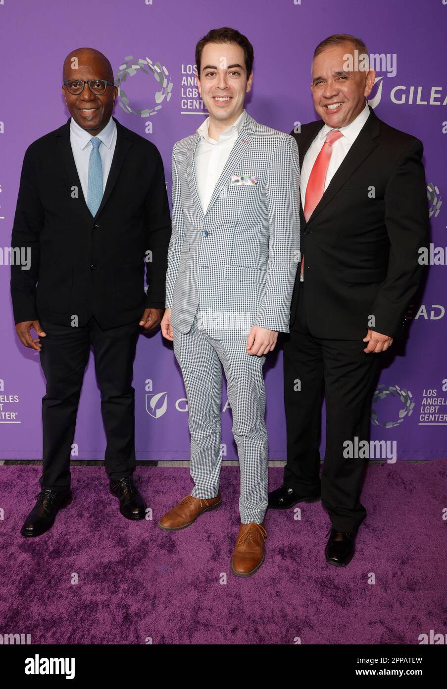 Los Angeles, Ca. 22nd Apr, 2023. Dan Thomas, Richard Ceballos, Ethan Greene at the Los Angeles ...