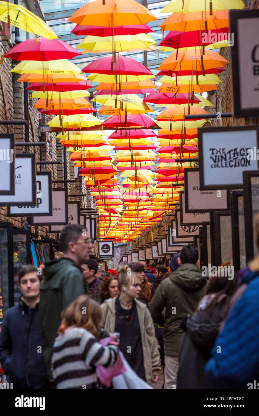 Umbrellas camden market hi-res stock photography and images - Alamy