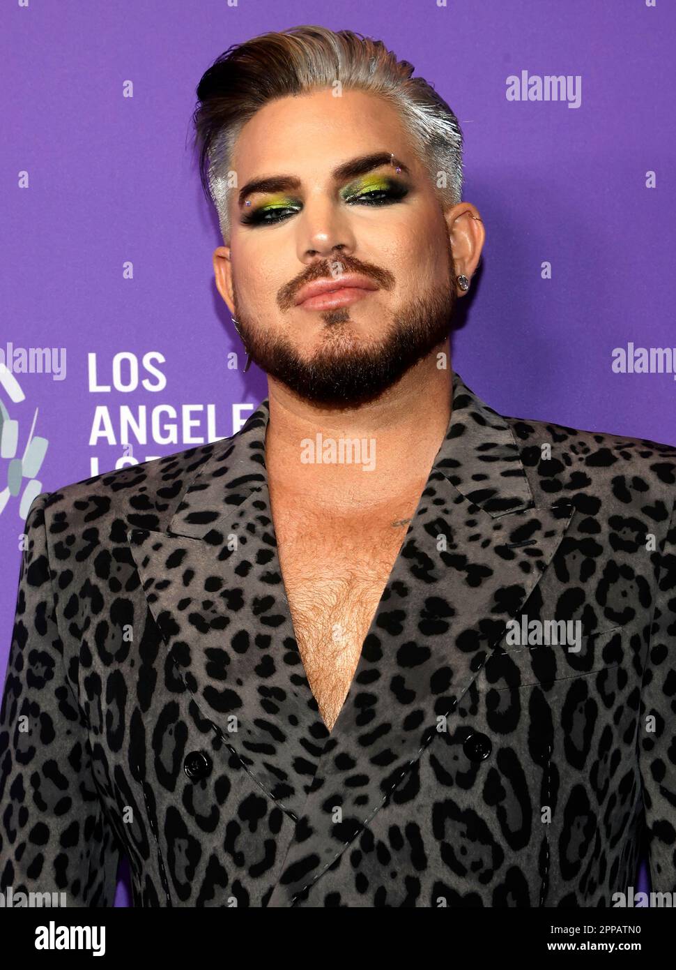 LOS ANGELES, CA - APRIL 22: Adam Lambert at the Los Angeles LGBT Center ...