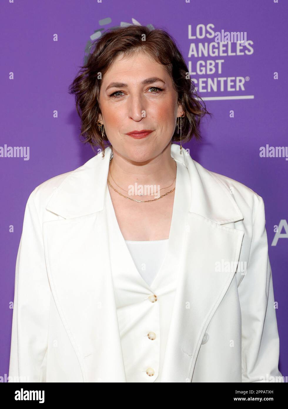 LOS ANGELES, CA - APRIL 22: Mayim Bialik at the Los Angeles LGBT Center ...