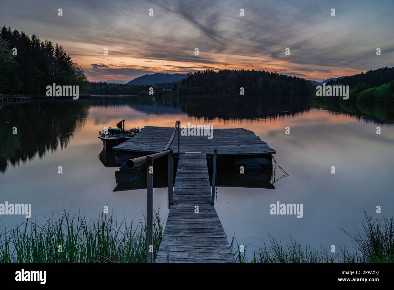 Magic colors of a sunset Stock Photo - Alamy