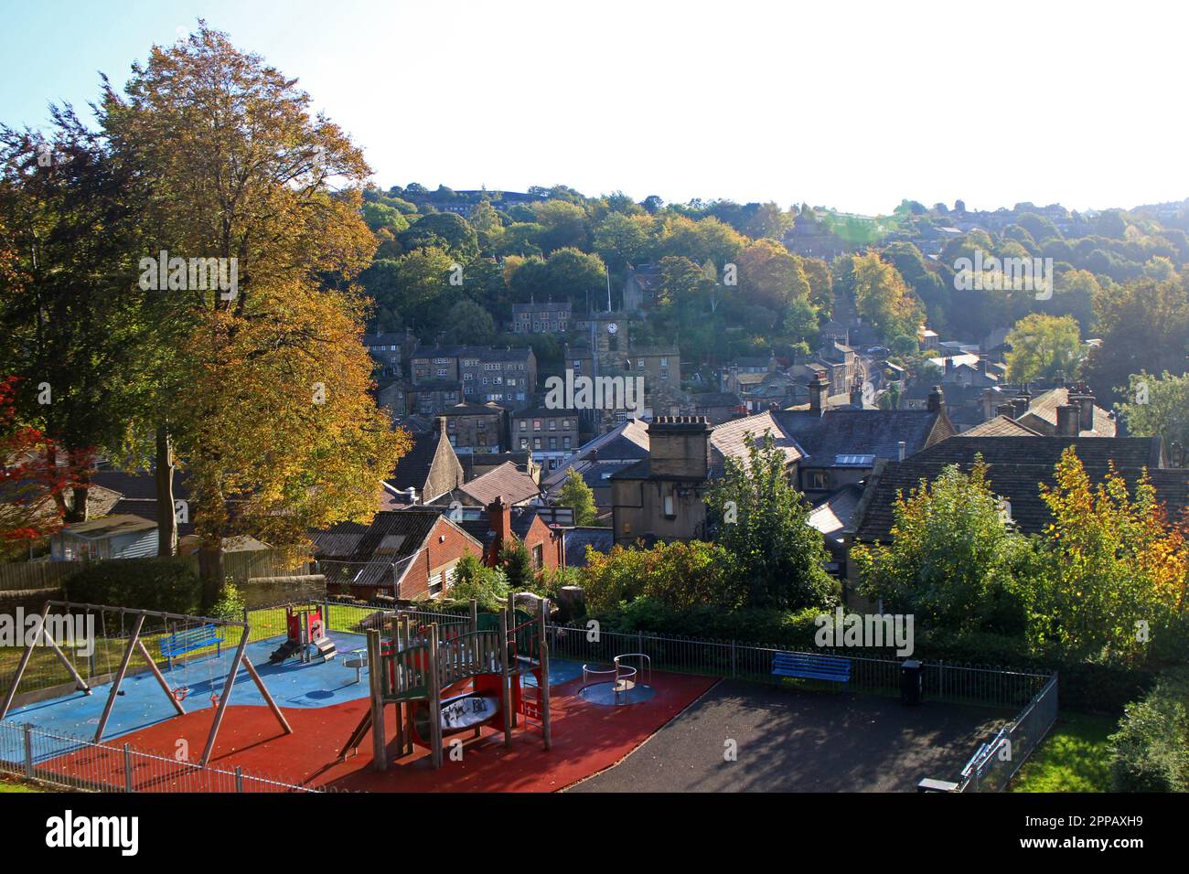 Holmfirth village scene hi-res stock photography and images - Alamy