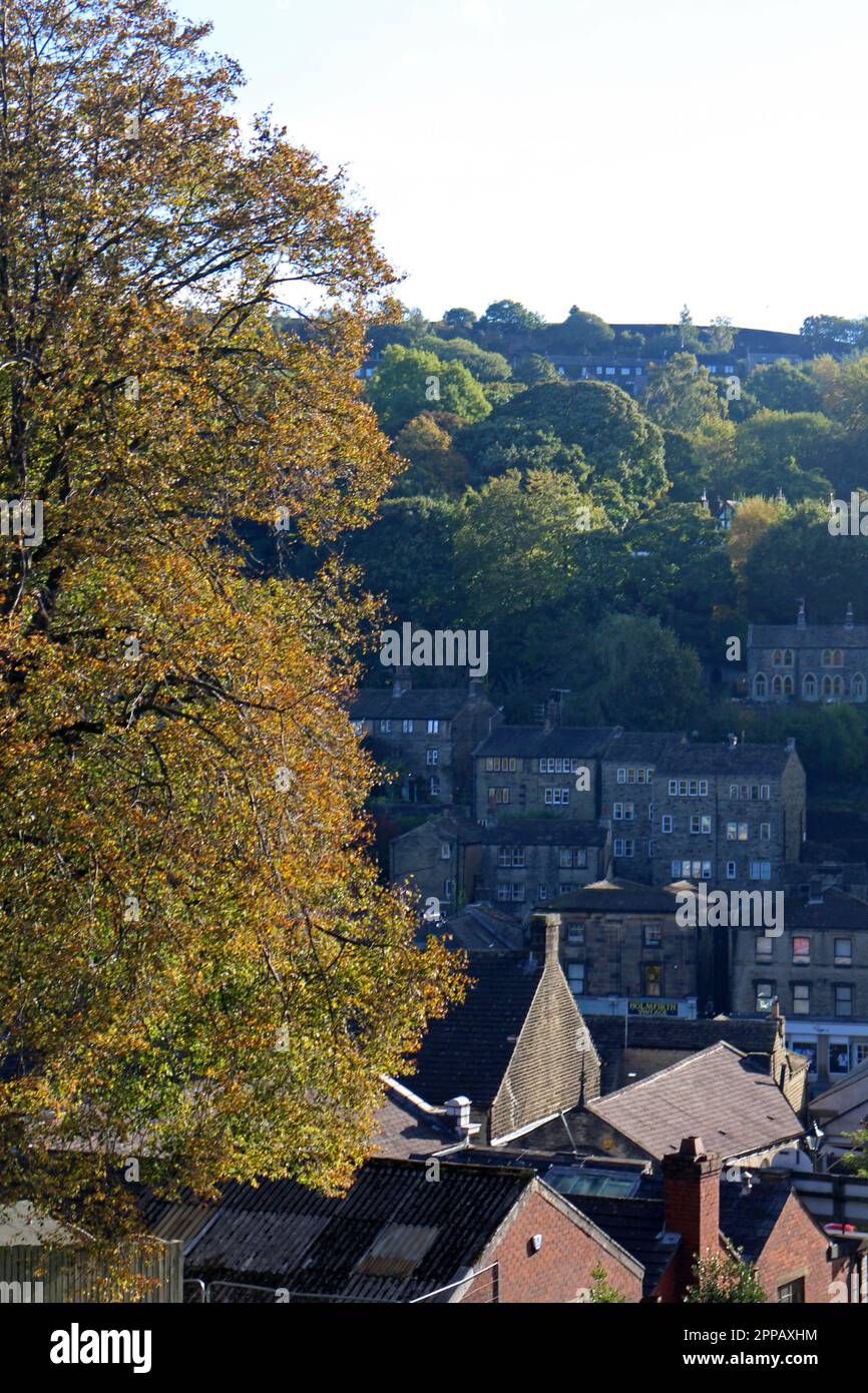 Holmfirth village scene hi-res stock photography and images - Alamy