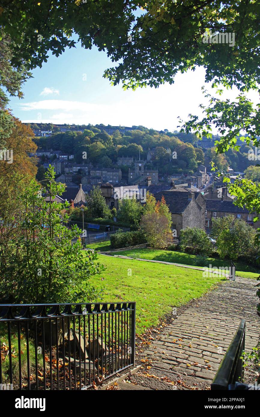Holmfirth village scene hi-res stock photography and images - Alamy