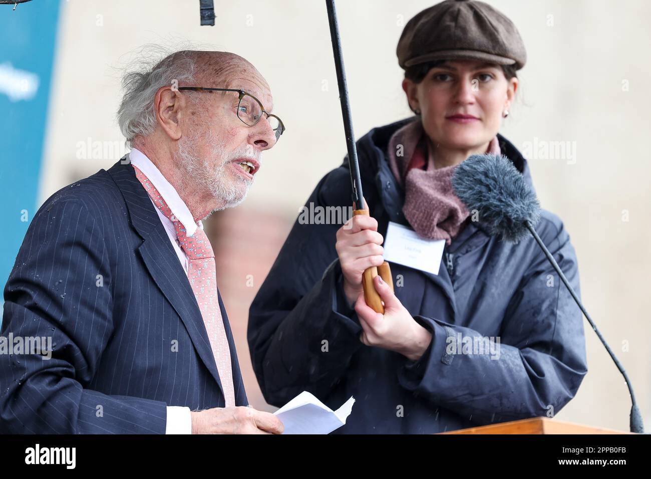 23 April 2023, Brandenburg, Fürstenberg/Havel: Ib Katznelson, Danish ...