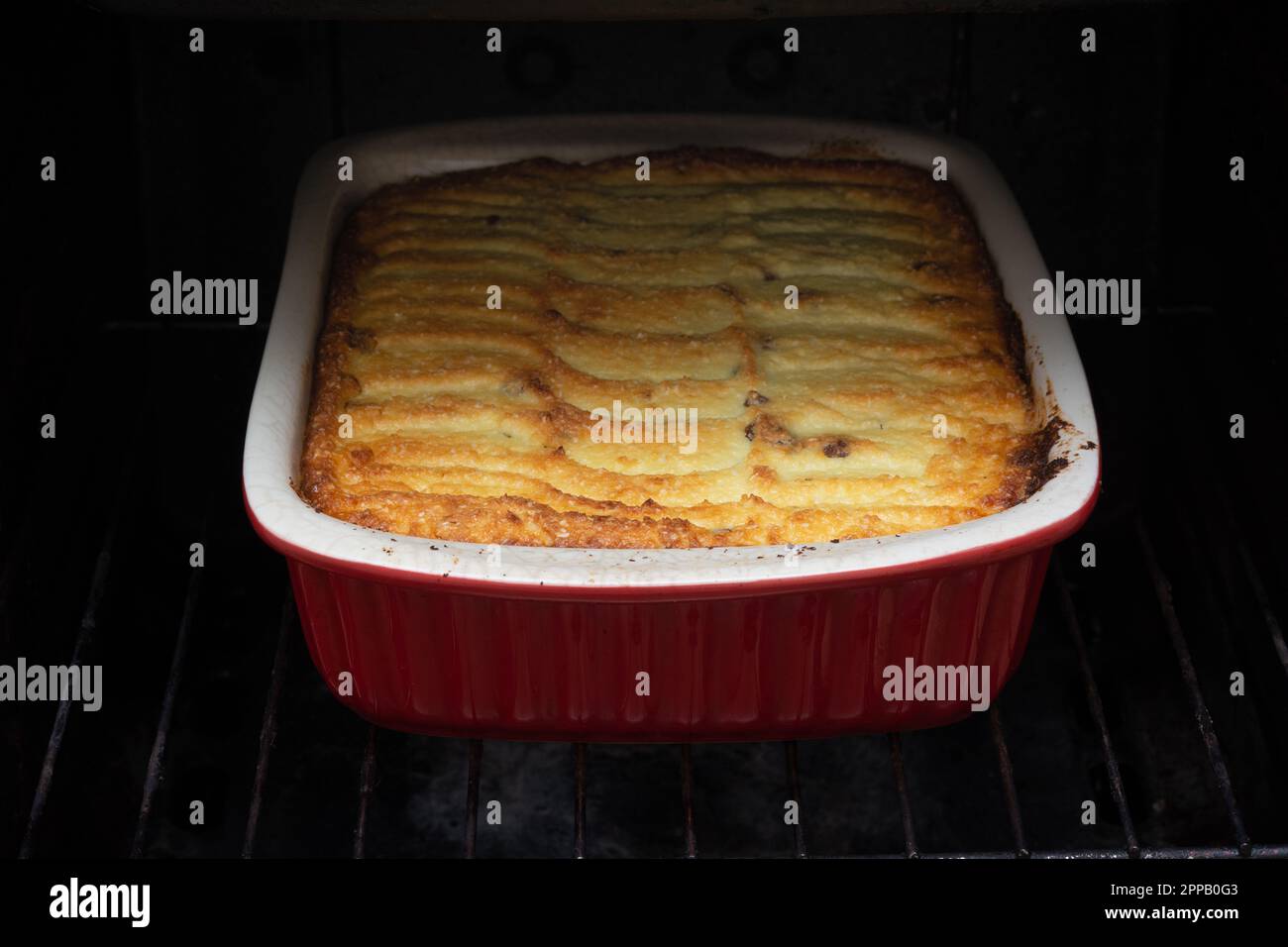 Easter cottage cheese casserole. Homemade pastry, freshly baked cottage ...