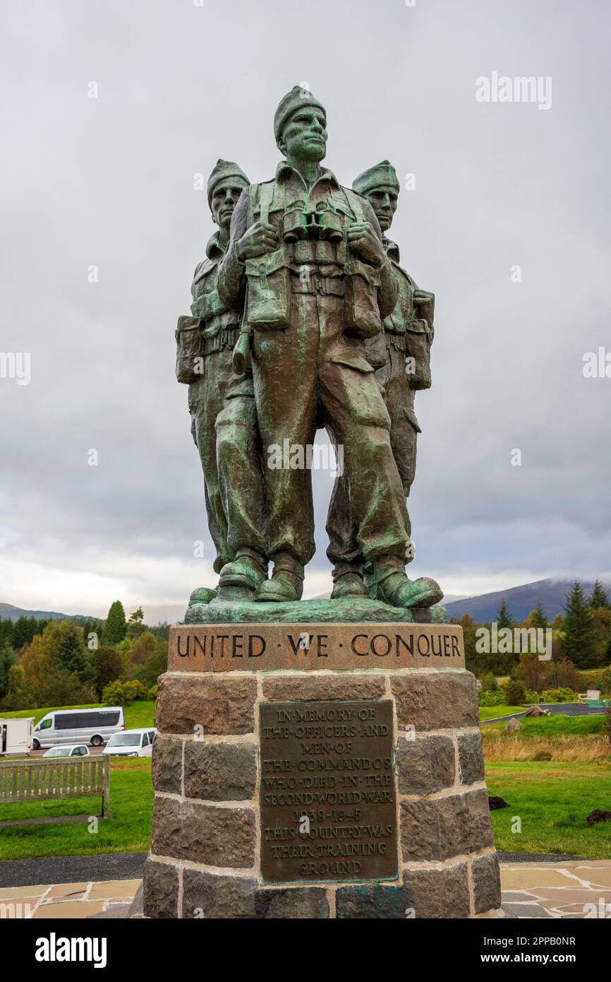 The Commando Memorial near Fort William honours the elite World War II ...